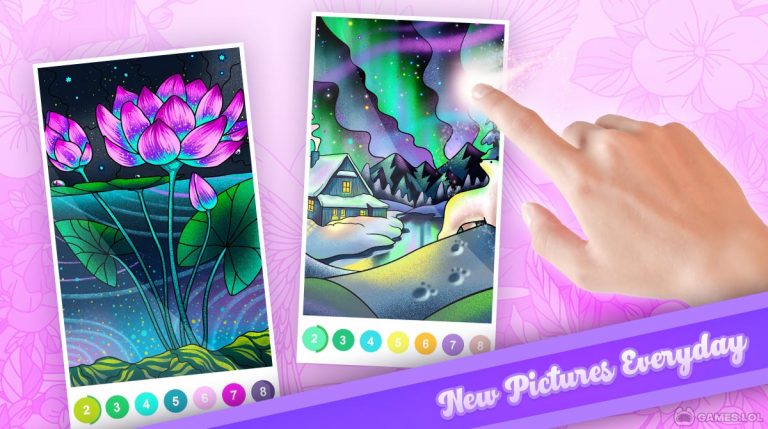 Paint by Number App: A Relaxing Coloring Program For Adults