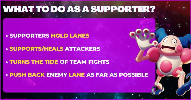 Pokémon UNITE Supporter Guide – Cheat Sheet For Supporters