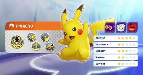 Pikachu Pokémon UNITE - Build, Moveset, and Items Guide
